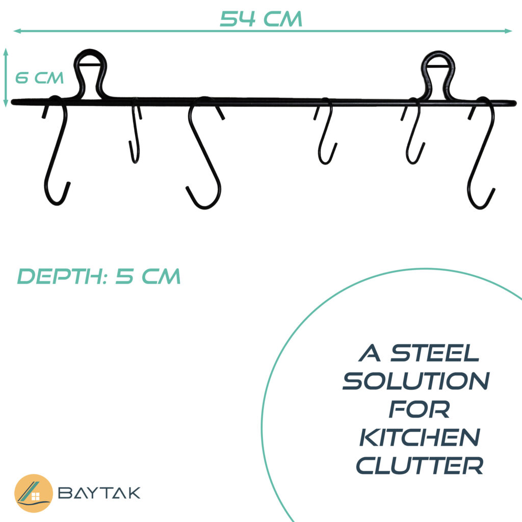 Steel kitchen tools hanger – Baytak